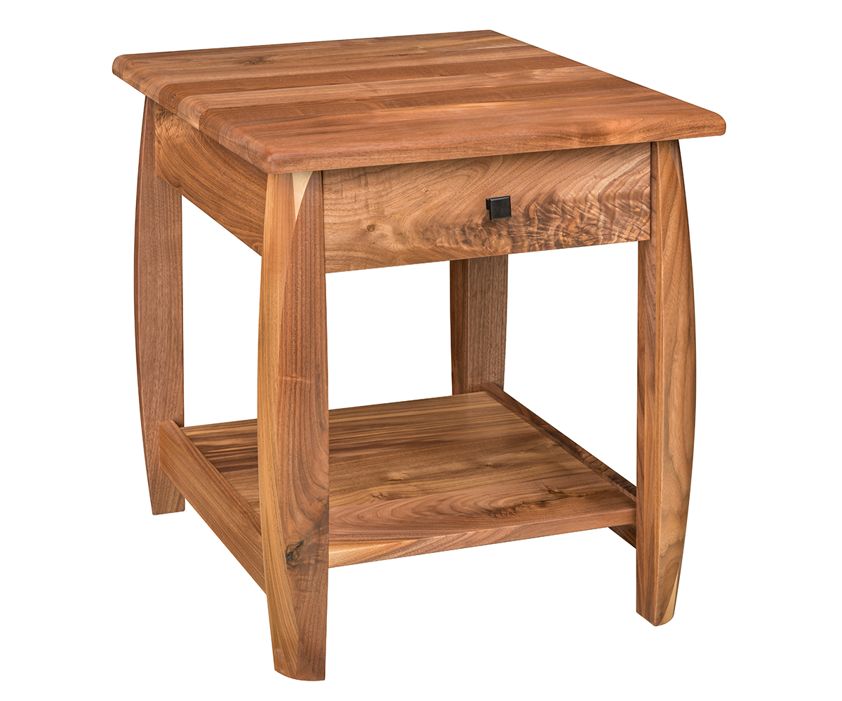 Delaney End Table - 22"W | Amish Custom Furniture | Williamsburg, VA